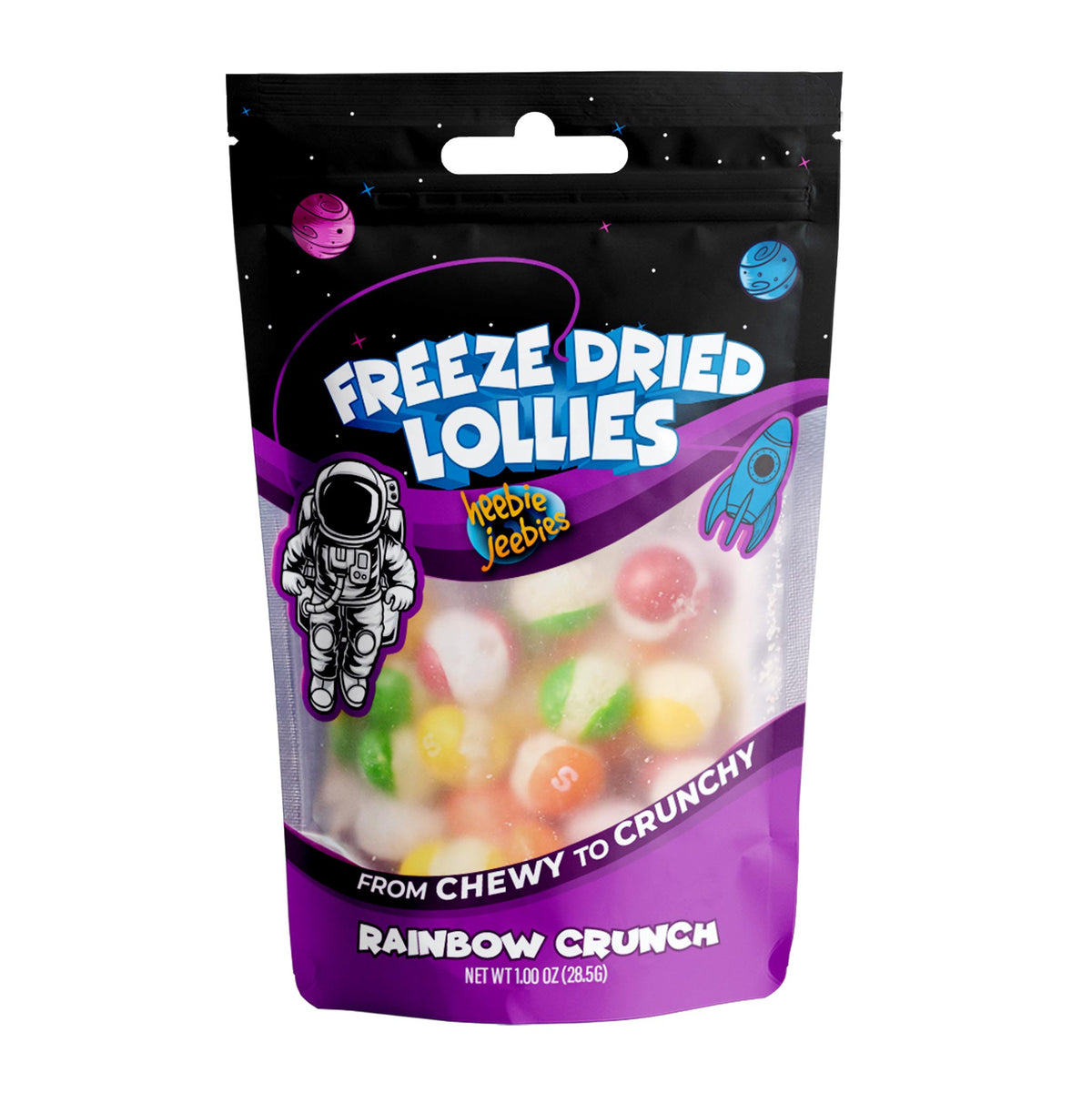 Freeze Dried Candy Rainbow Crunch Mini Pack — Heebie Jeebies Aus