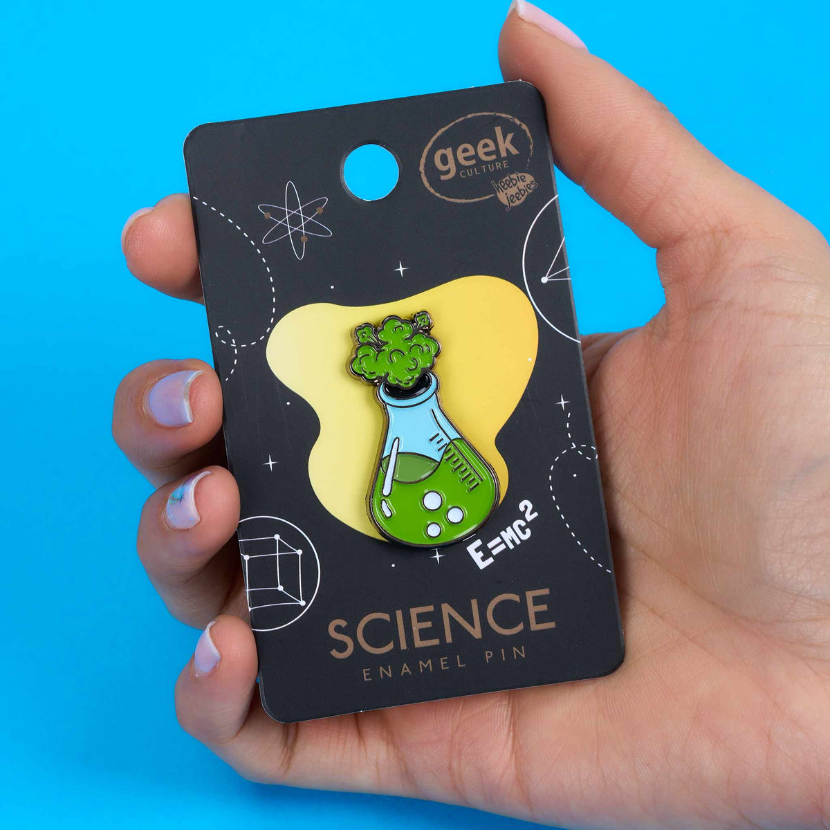 Beaker Enamel Pin — Heebie Jeebies Aus