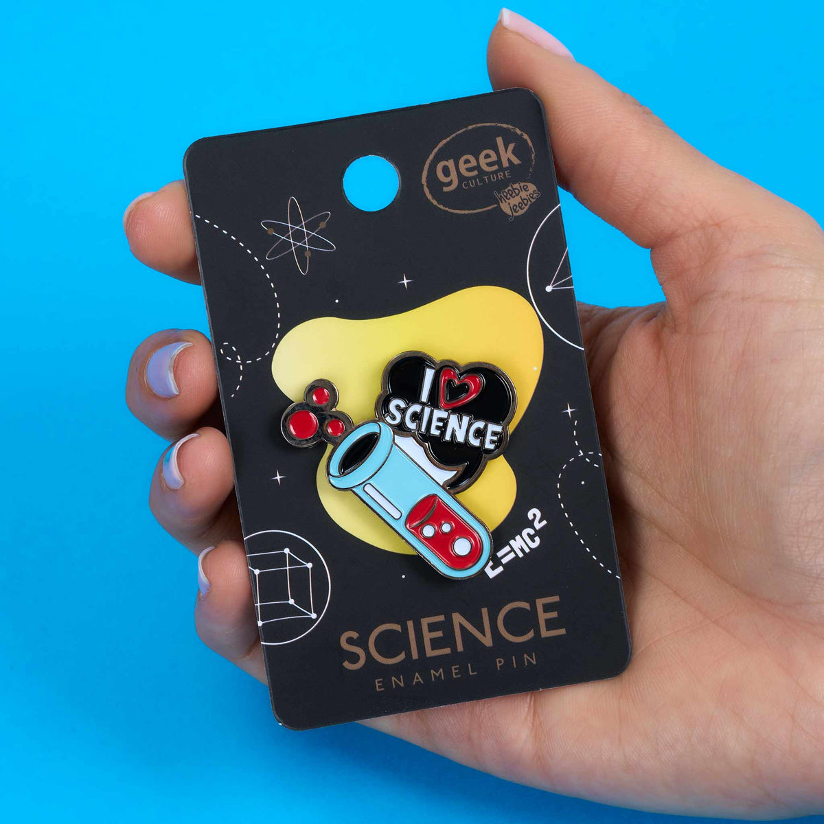 Test Tube Enamel Pin — Heebie Jeebies Aus