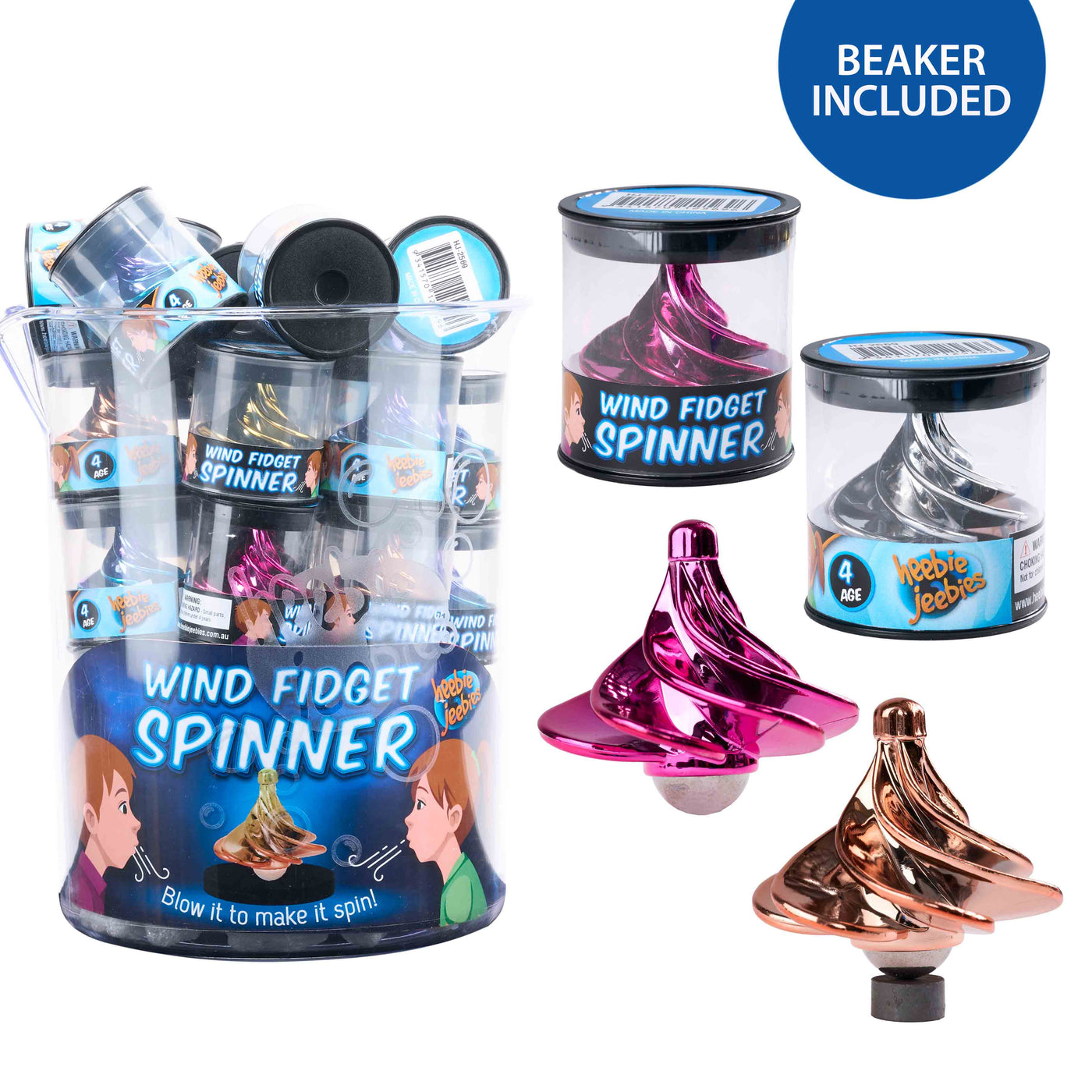 Wind Fidget Spinner — Heebie Jeebies Aus