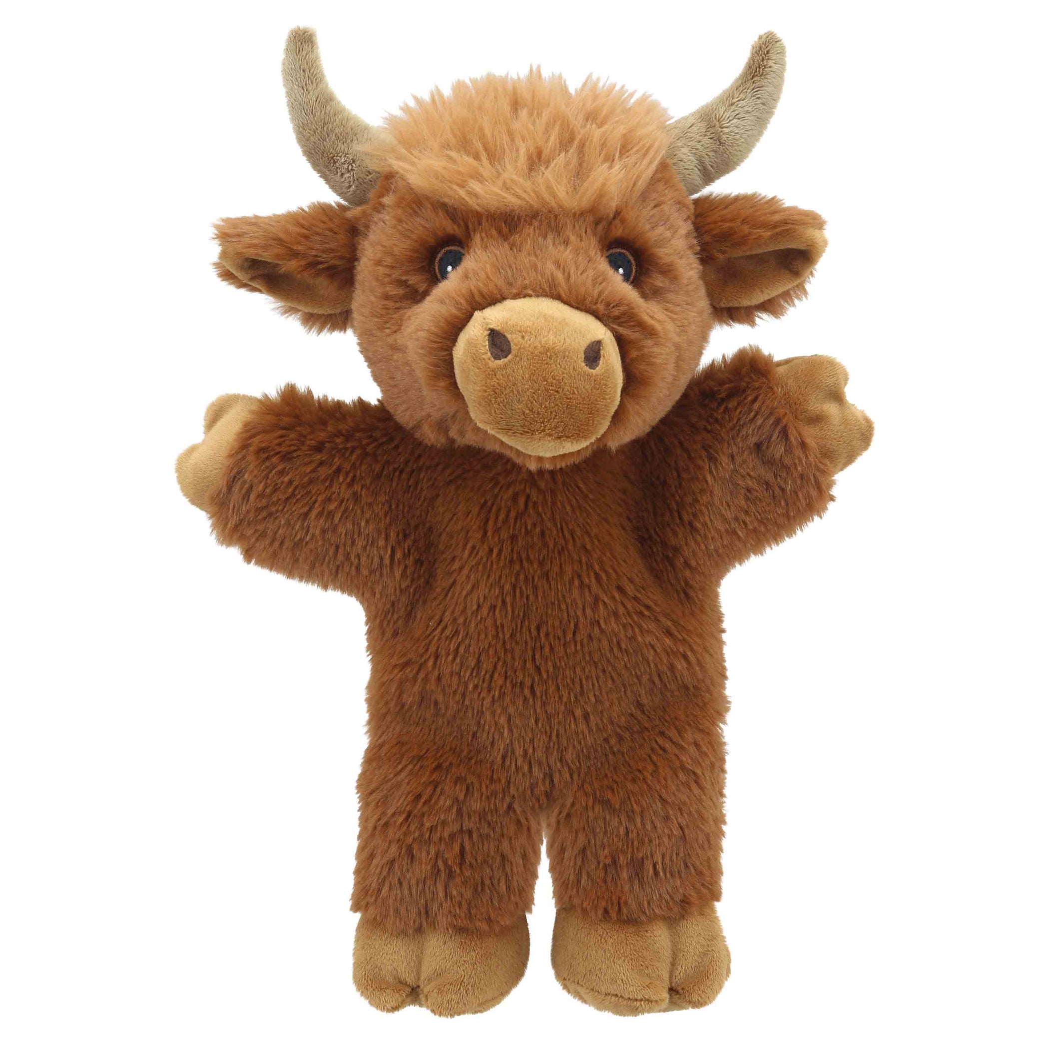 Highland Cow - Eco Walking Puppets — Heebie Jeebies Aus