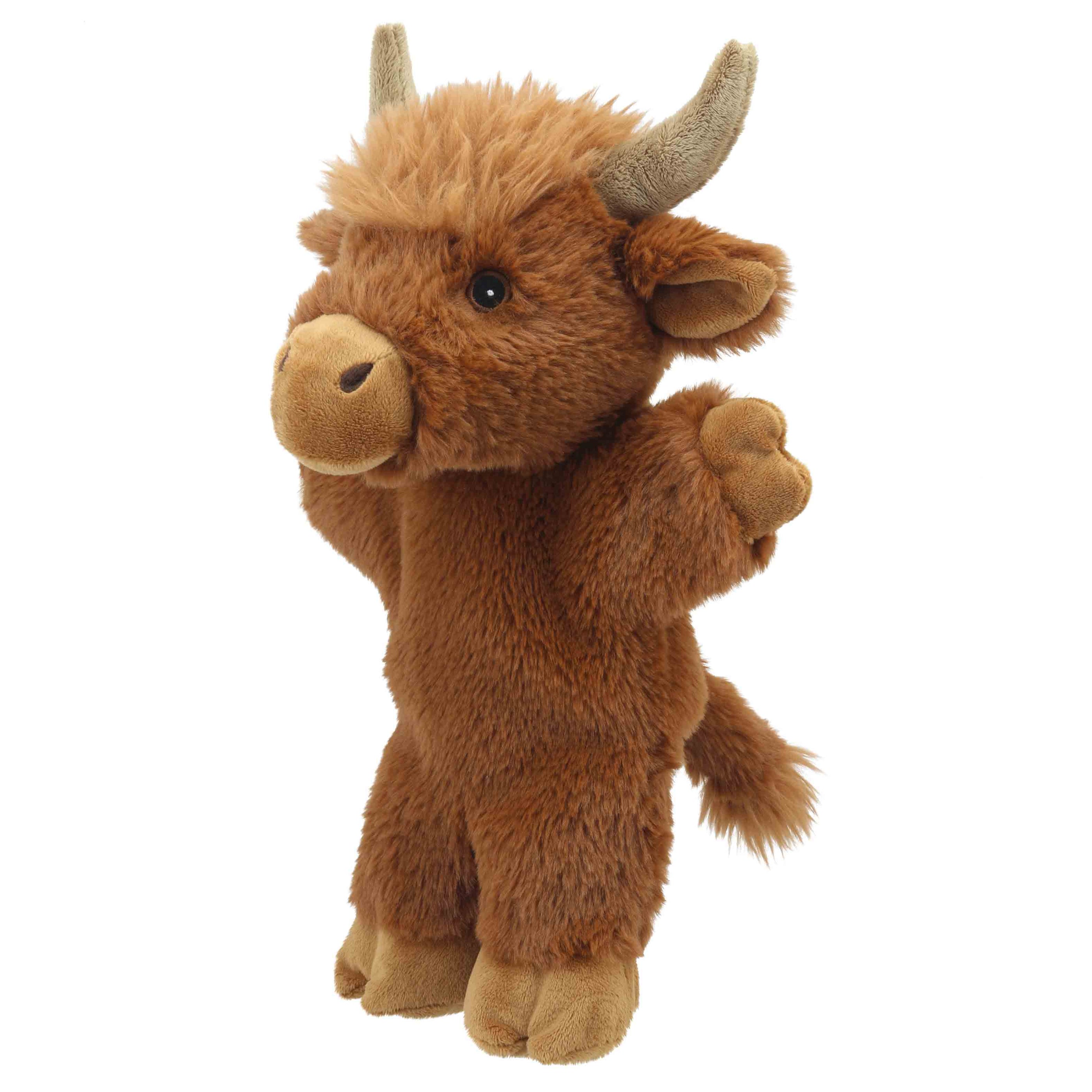 Highland Cow - Eco Walking Puppets — Heebie Jeebies Aus