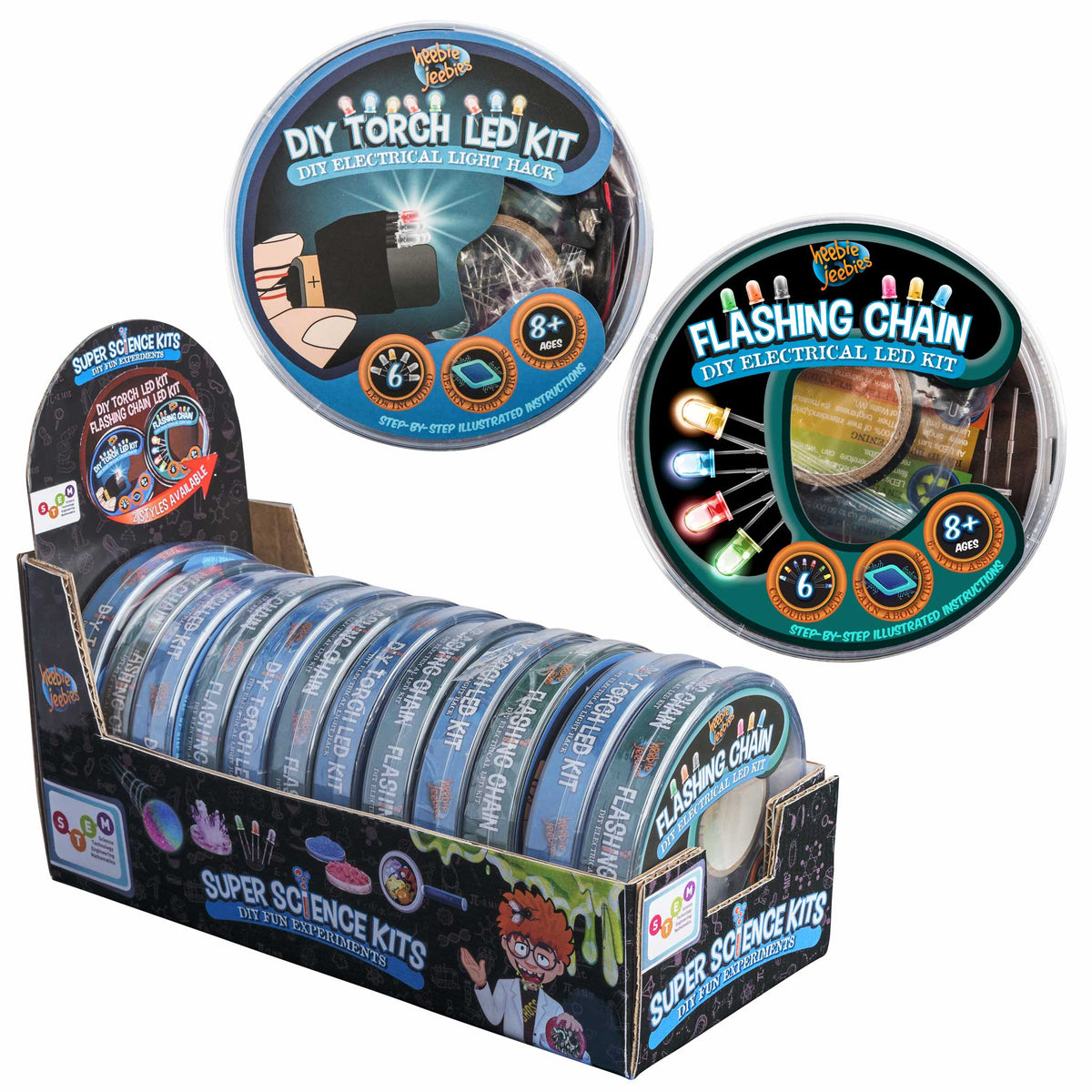 Petri Kit | LED Grafitti Kit | DIY Lighting Electronics Kit — Heebie ...