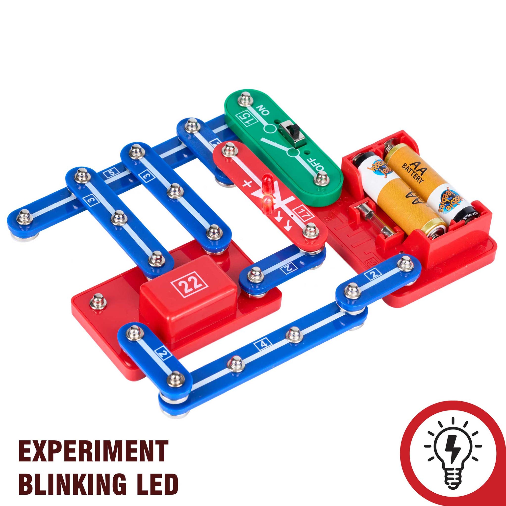 Clip Circuit | Advanced Lab | 180 Electronic Experiments Kit — Heebie ...