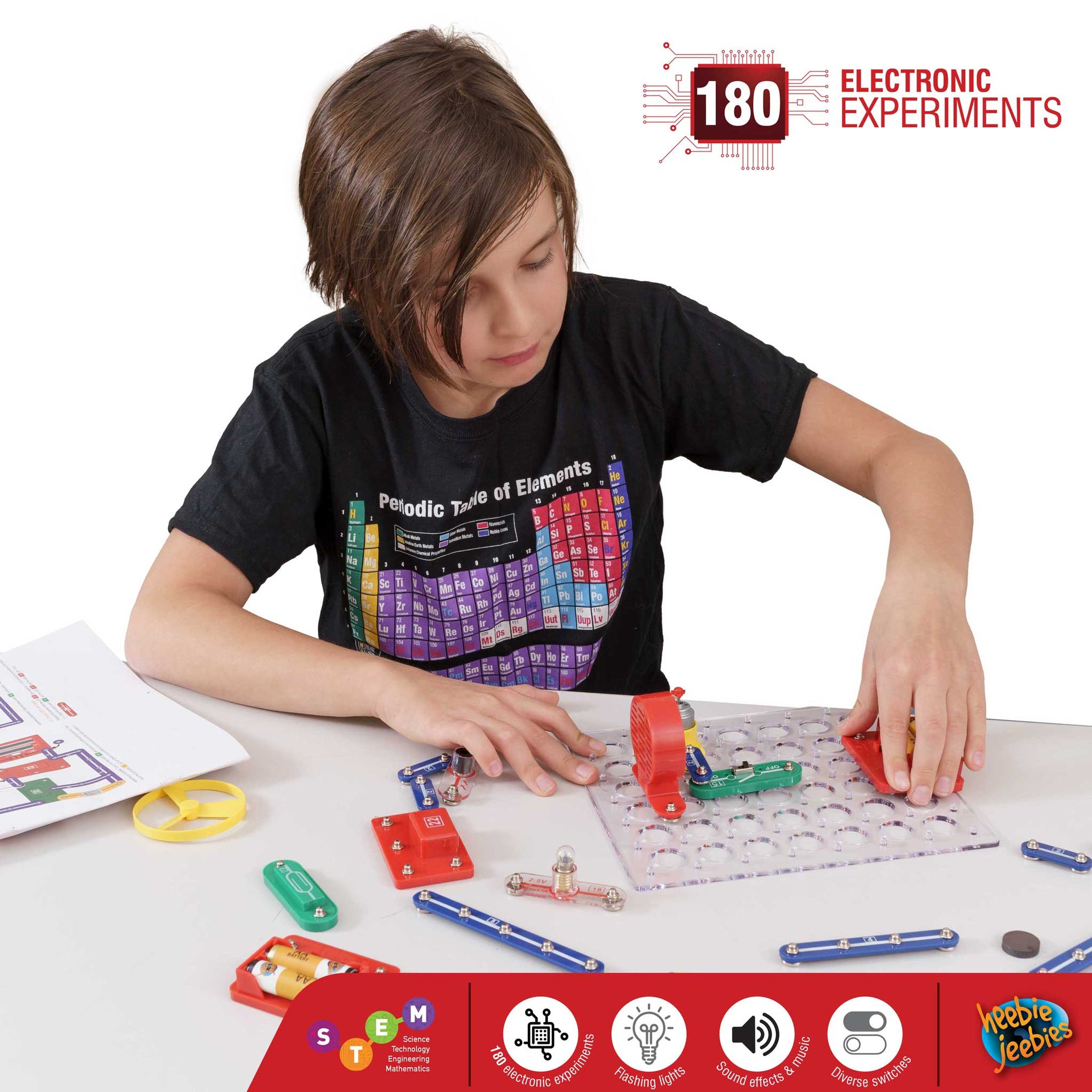 Clip Circuit | Advanced Lab | 180 Electronic Experiments Kit — Heebie ...